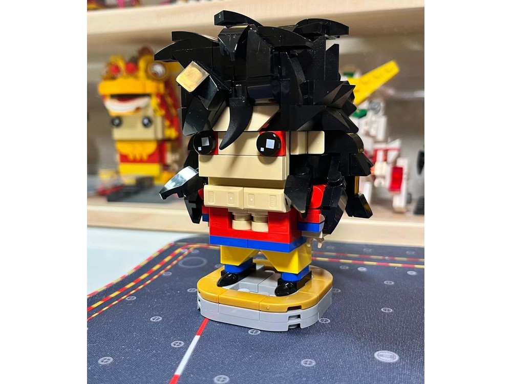 LEGO MOC Goku Super Saiyan 4 by legomania_josh | Rebrickable - Build ...