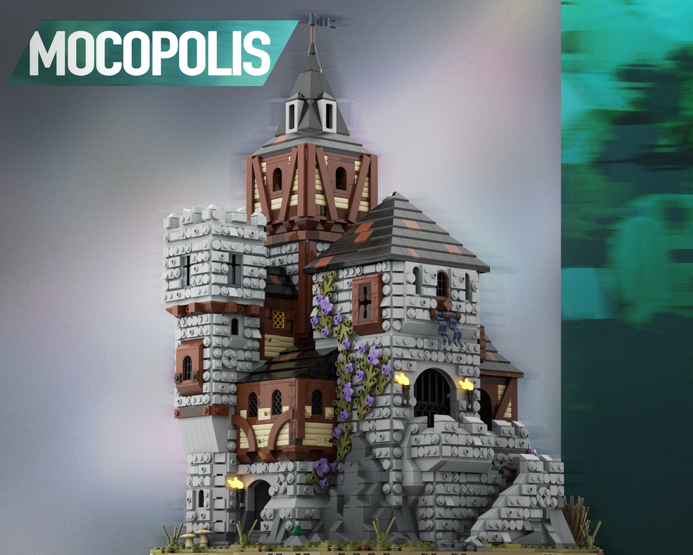 Lego Moc Medieval Village Part 3 By Mocopolis Rebrickable Build