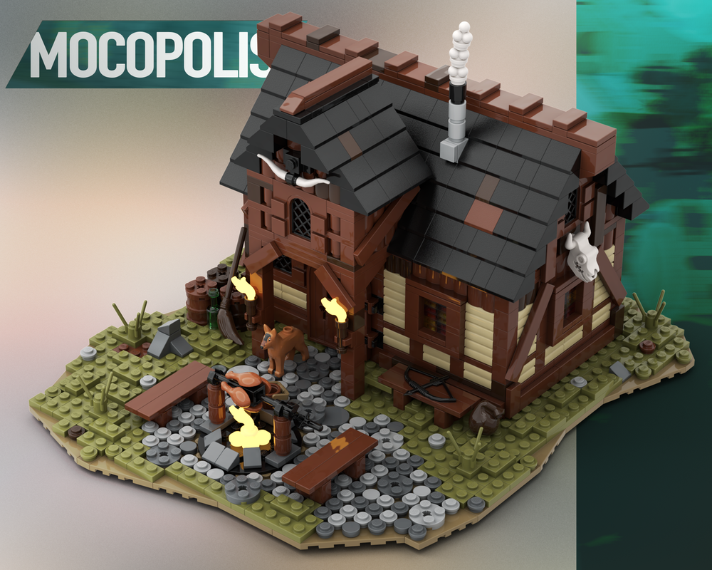 Lego Moc Medieval Village Part 3 By Mocopolis Rebrickable Build
