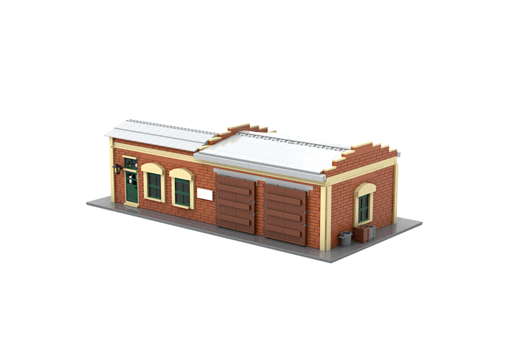 LEGO MOC Old Warehouse by Br1ckD3sign | Rebrickable - Build with LEGO