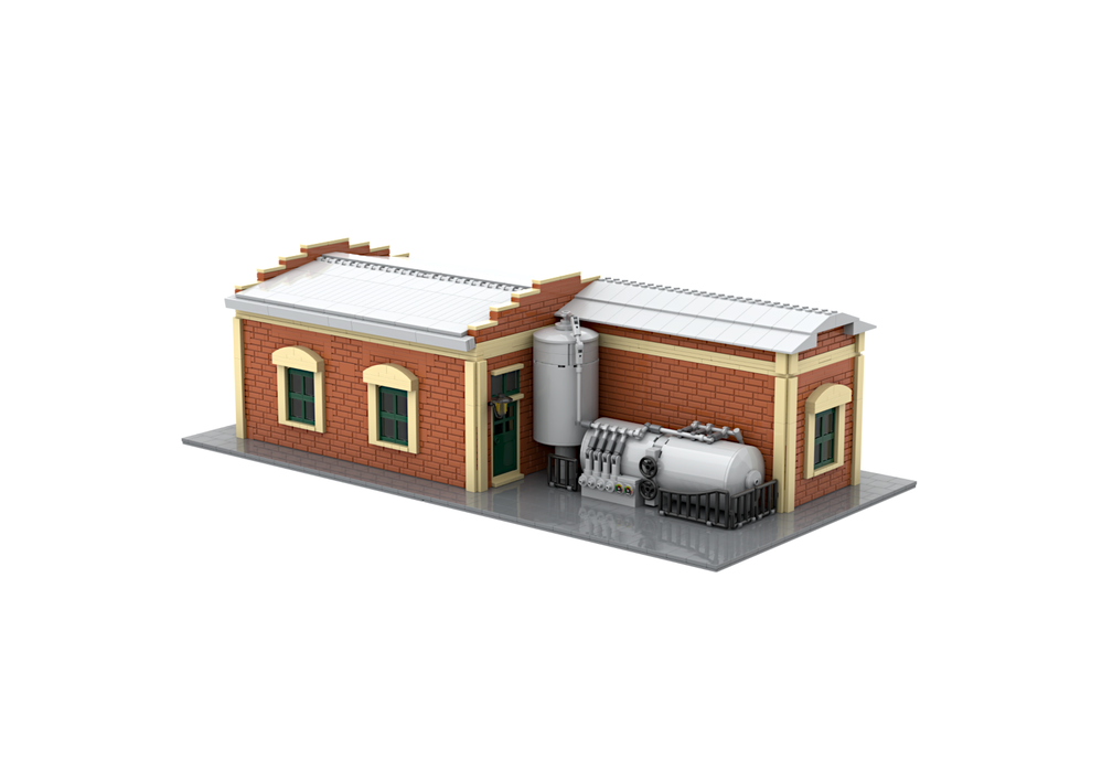 LEGO MOC Old Warehouse by Br1ckD3sign | Rebrickable - Build with LEGO