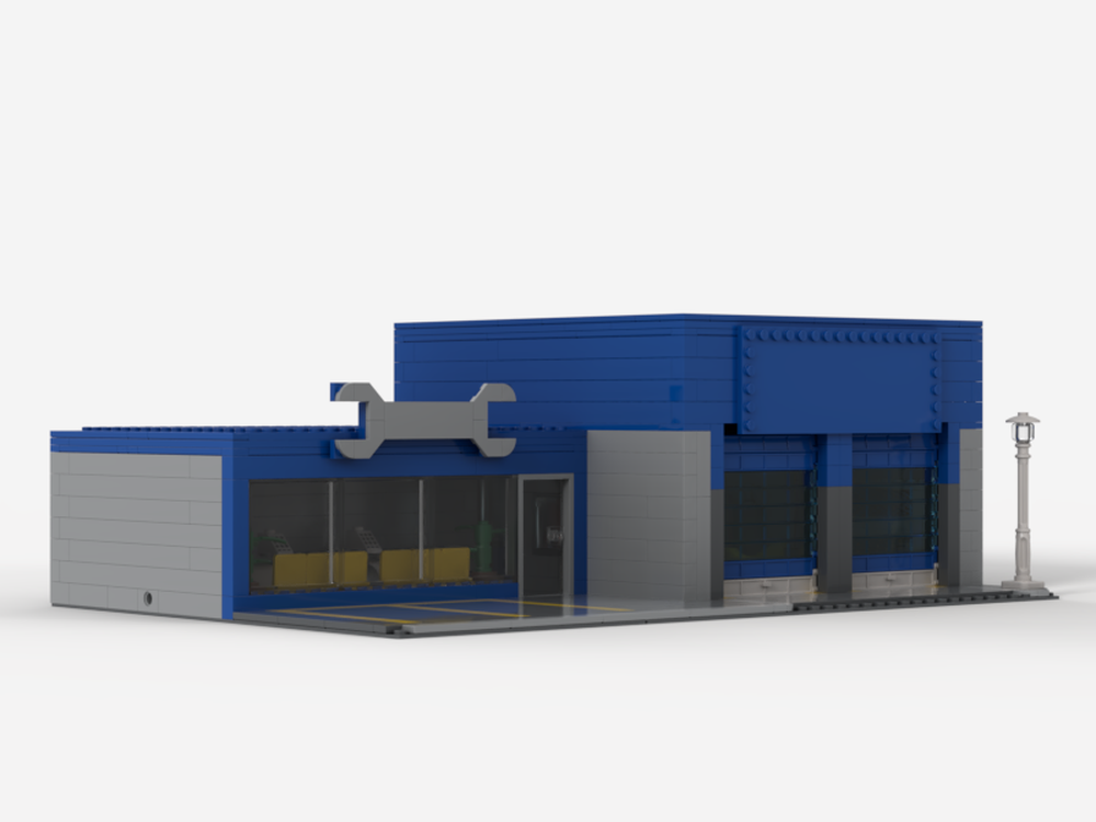 LEGO MOC Modular Garage With Dual Lifts by jameshigson0512 ...