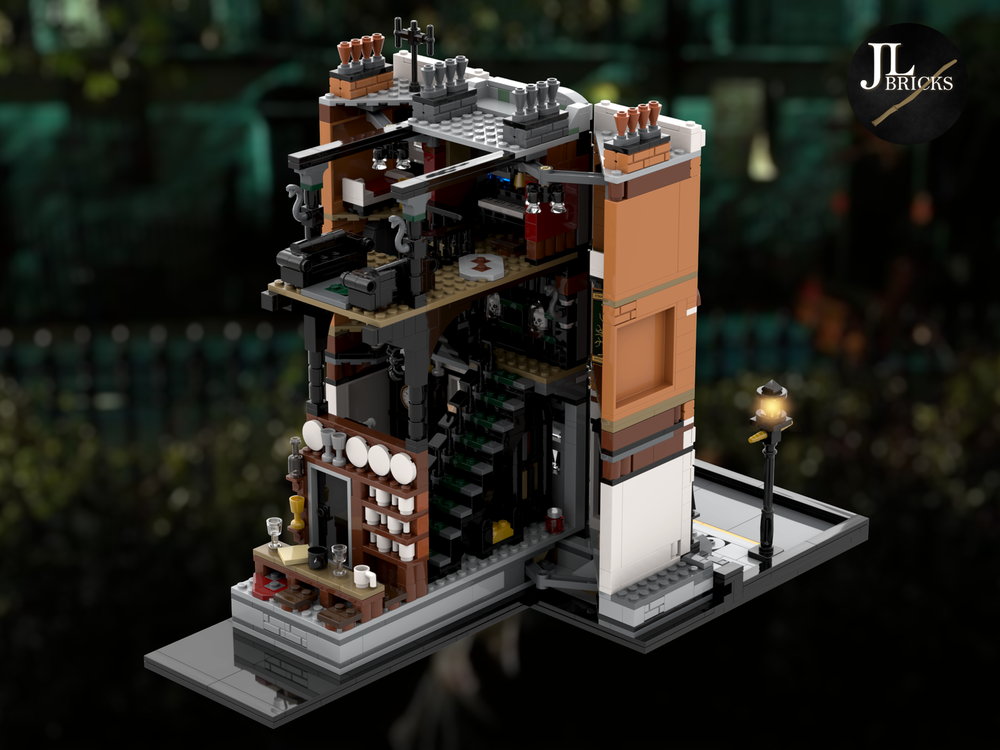 LEGO MOC 12 Grimmauld Place Expansion by JL.Bricks | Rebrickable ...