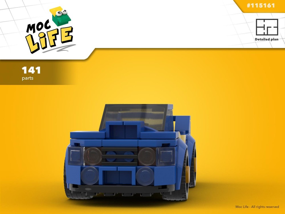 LEGO MOC Subaru WRX by MocLife | Rebrickable - Build with LEGO