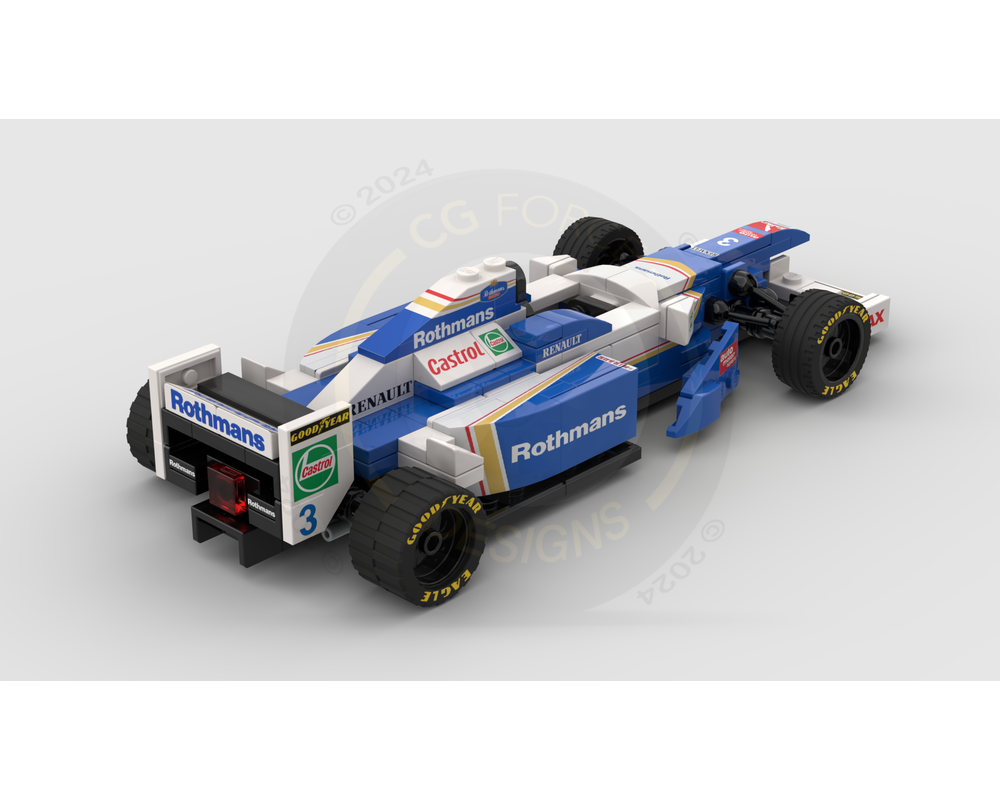 Lego Moc F1 Williams Fw 19 By Cgforcedesigns Rebrickable Build With