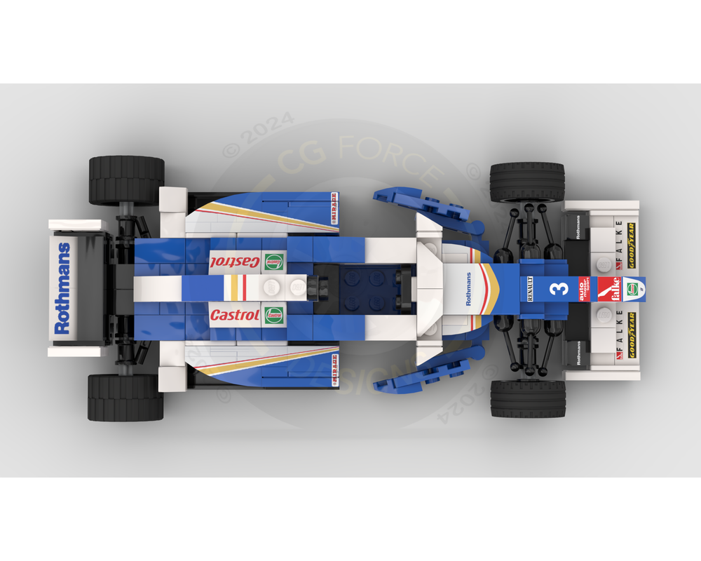Lego Moc F1 Williams Fw 19 By Cgforcedesigns Rebrickable Build With