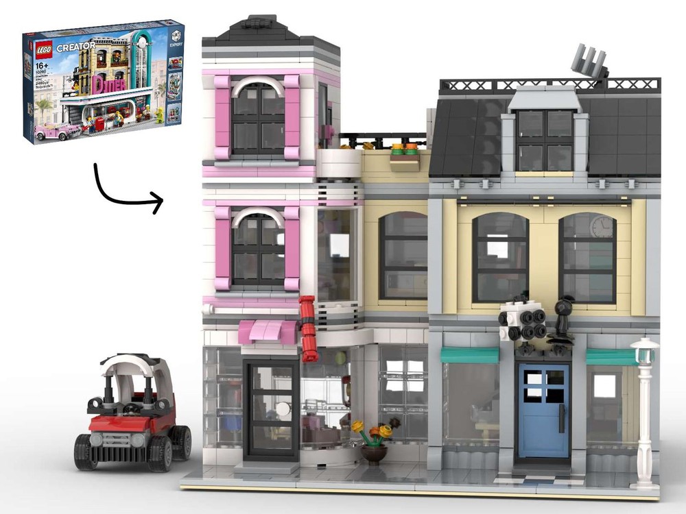 LEGO MOC Dungeons & Dum-Dums (alt build of Downtown Diner - 10260) by ...