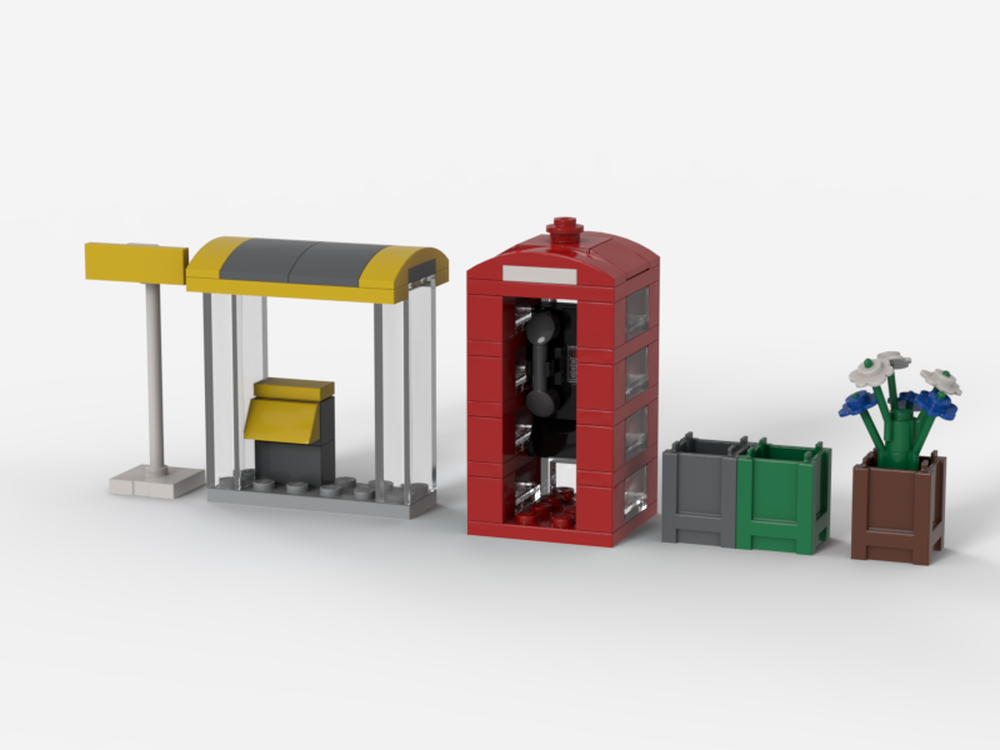 LEGO MOC Modular City Accessories by jameshigson0512 | Rebrickable ...