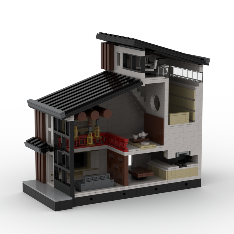 LEGO MOC lego Beijing style house by AnythingButyes | Rebrickable ...