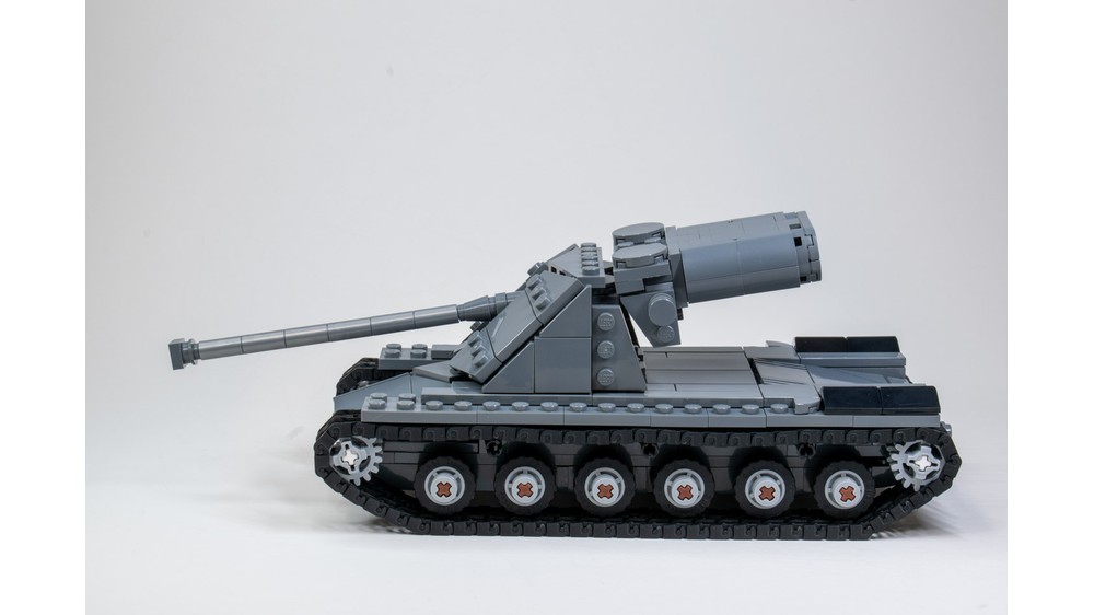 Lego Moc Krv Heavy Tank By Ayayop Rebrickable Build With Lego