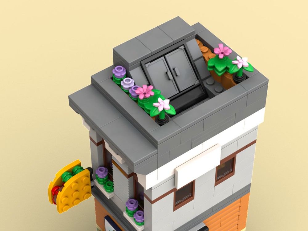 LEGO MOC Taco Store by Xenlc | Rebrickable - Build with LEGO
