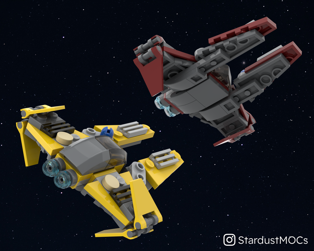 LEGO MOC Mini Scale Jedi Interceptor by StardustBricks | Rebrickable ...