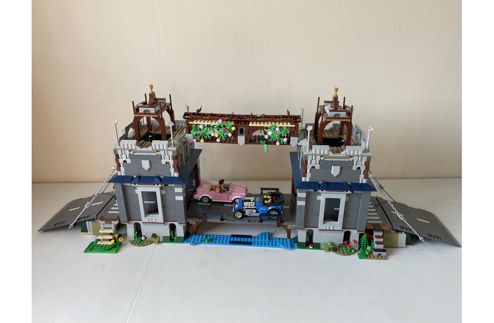 LEGO MOC Towered Bridge by re-bricked | Rebrickable - Build with LEGO