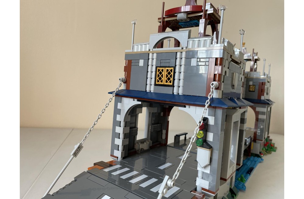 LEGO MOC Towered Bridge by re-bricked | Rebrickable - Build with LEGO
