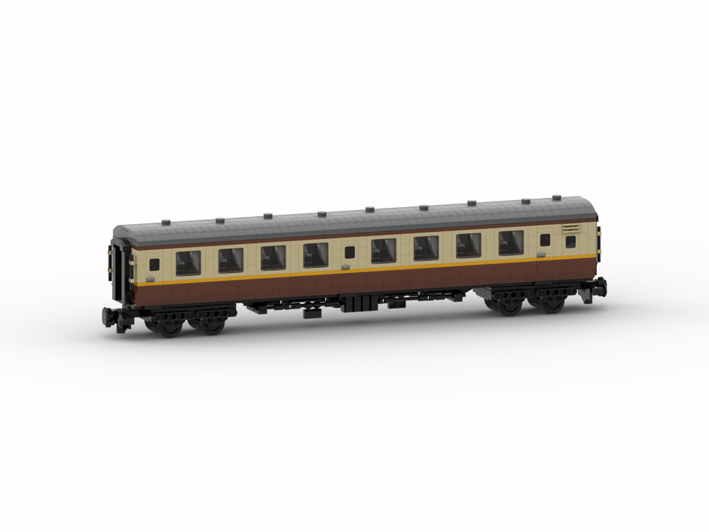 LEGO MOC British Railways Mk.1 2nd Class Passenger Coach (8w) by ...