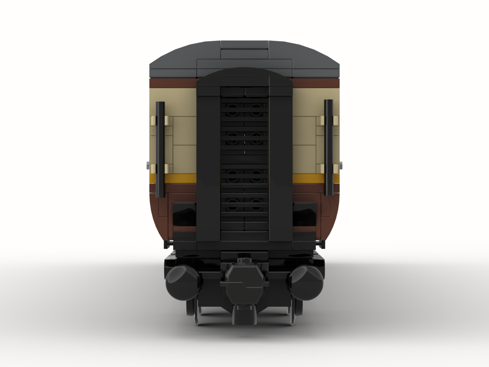 Lego Moc British Railways Mk1 2nd Class Passenger Coach 8w By