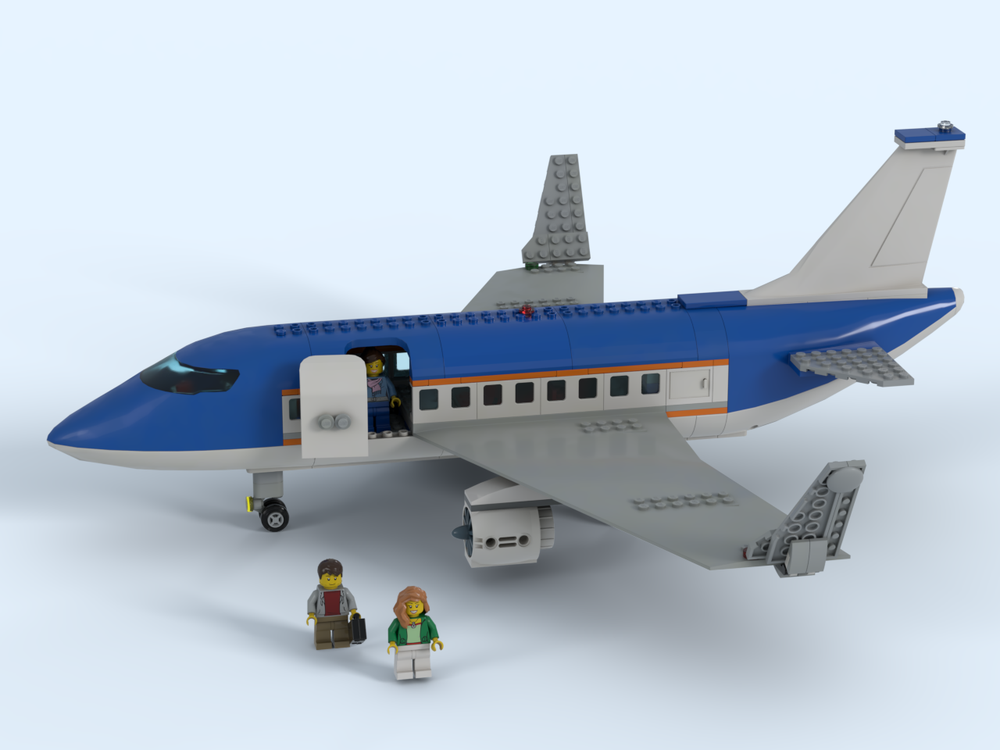 LEGO MOC-115272 Embraer E170 by NottaCadmonkey | Rebrickable - Build ...