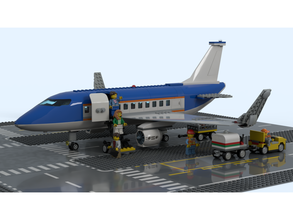 LEGO MOC-115272 Embraer E170 by NottaCadmonkey | Rebrickable - Build ...