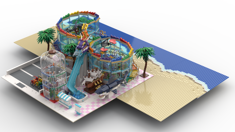 LEGO MOC The Sea Monster by bugsbycarlin | Rebrickable - Build with LEGO