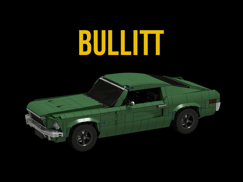 LEGO MOC Ford Mustang GT 1968 BULLITT (Lowered) Adapted by NikolayFX ...