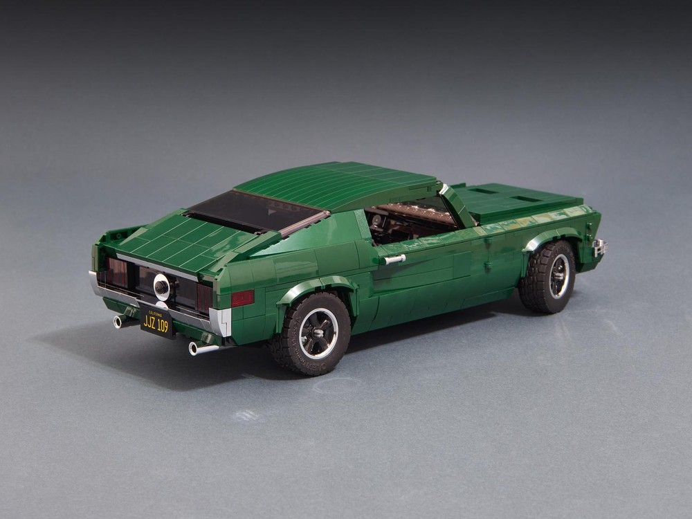 LEGO MOC Ford Mustang GT 1968 BULLITT (Lowered) Adapted roof and sides ...
