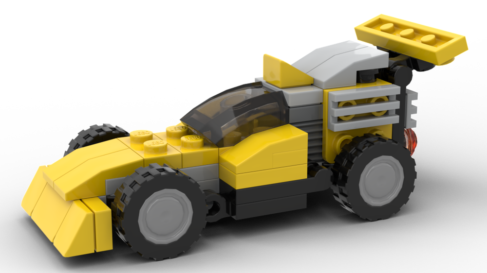 LEGO MOC Yellow indy racer by mattstermiller | Rebrickable - Build with ...