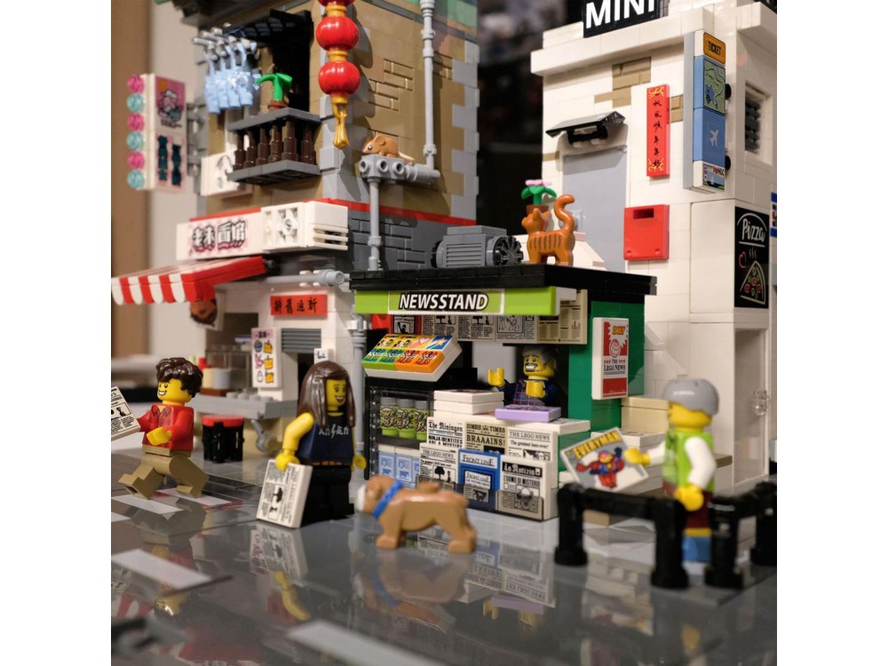 LEGO MOC Newspaper Stand by Xenlc | Rebrickable - Build with LEGO