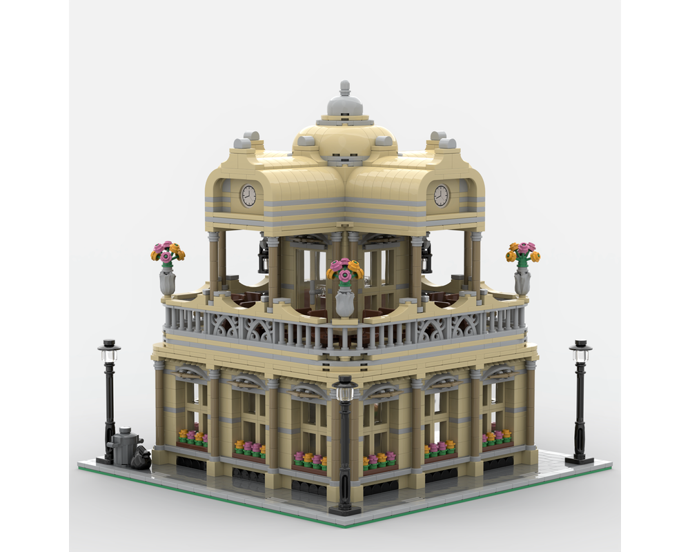 LEGO MOC Modular N. IV by @lucapetraglia.it | Rebrickable - Build with LEGO