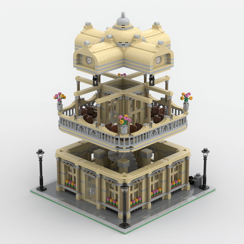 LEGO MOC Modular N. IV by @lucapetraglia.it | Rebrickable - Build with LEGO