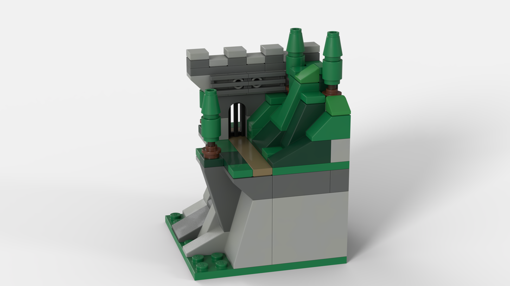 LEGO MOC Mountain Path Gate by Karst86 | Rebrickable - Build with LEGO