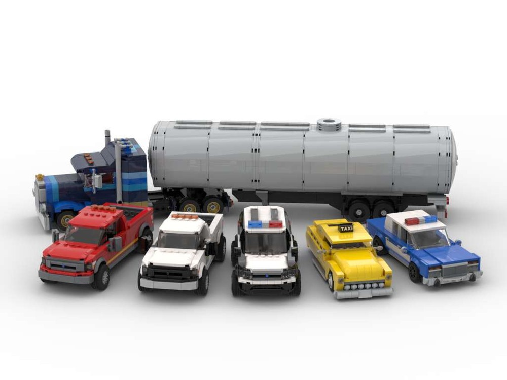 LEGO MOC Service Vehicle Pack #3 - Set of Six Vehicles by IBrickedItUp ...