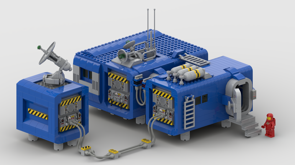 LEGO MOC Classic Space - Base by Aventurium | Rebrickable - Build with LEGO