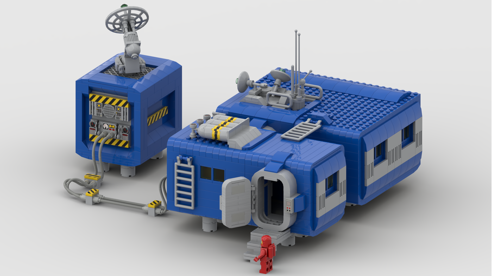 Lego Moc Classic Space Base By Aventurium Rebrickable Build With Lego