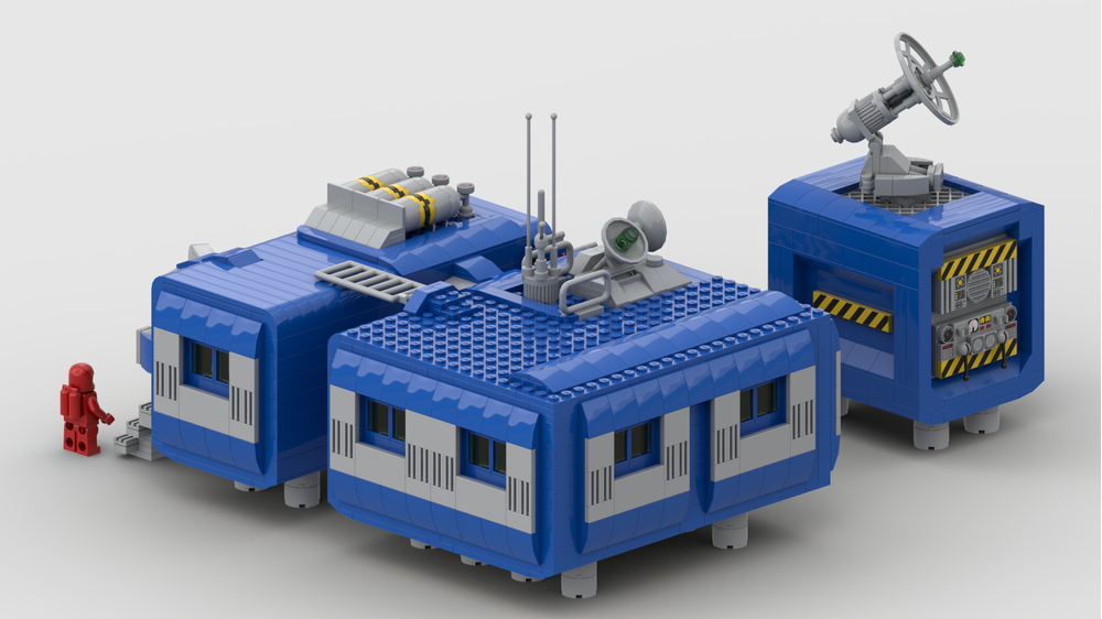 Lego Moc Classic Space Base By Aventurium Rebrickable Build With Lego