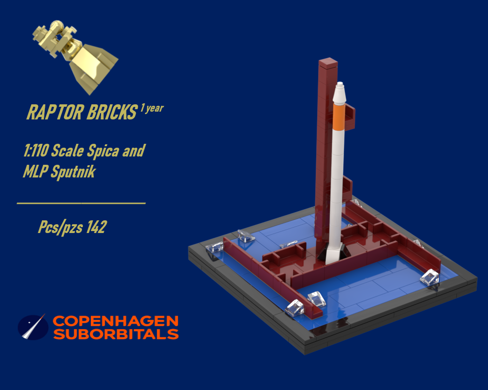 LEGO MOC 1:110 Scale Spica and MLP Sputnik by RAPTOR BRICKS ...