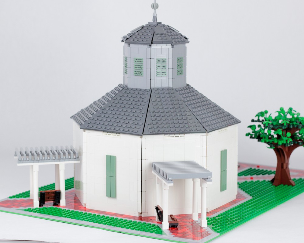 LEGO MOC Octagon Town Center / Church (Vereins Kirche) by Stonewall ...