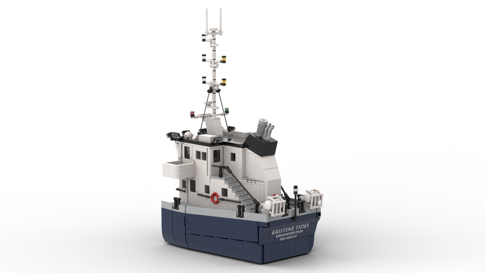 LEGO MOC Modular Dry Bulk Barge by Yellow.LXF | Rebrickable - Build ...