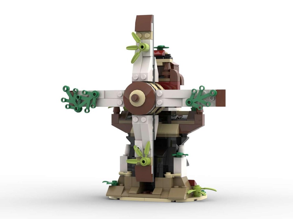 LEGO MOC Abandoned Windmill Alternate (with crank) by oivalian ...