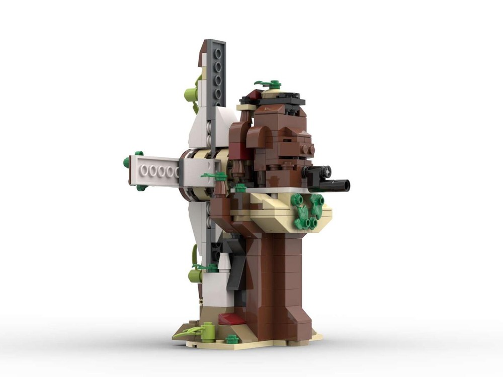 Lego Moc Abandoned Windmill Alternate With Crank By Oivalian