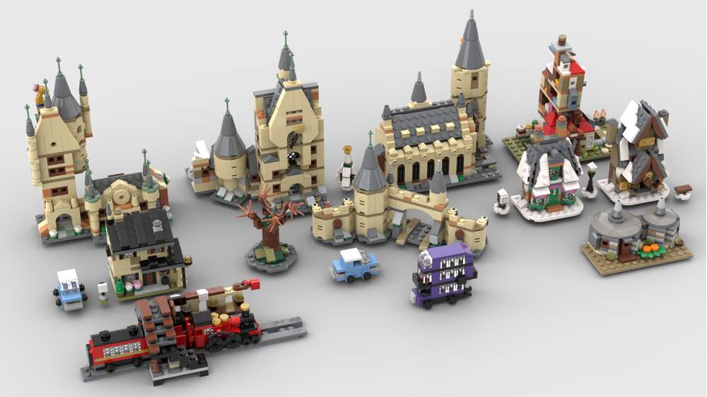 LEGO MOC Mini H Potter Collection by christromans | Rebrickable - Build ...
