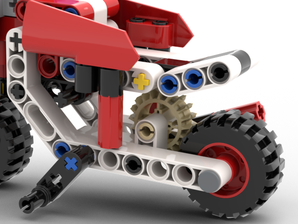 Lego Moc 42116 Motorbike By Hoppepe Rebrickable Build With Lego