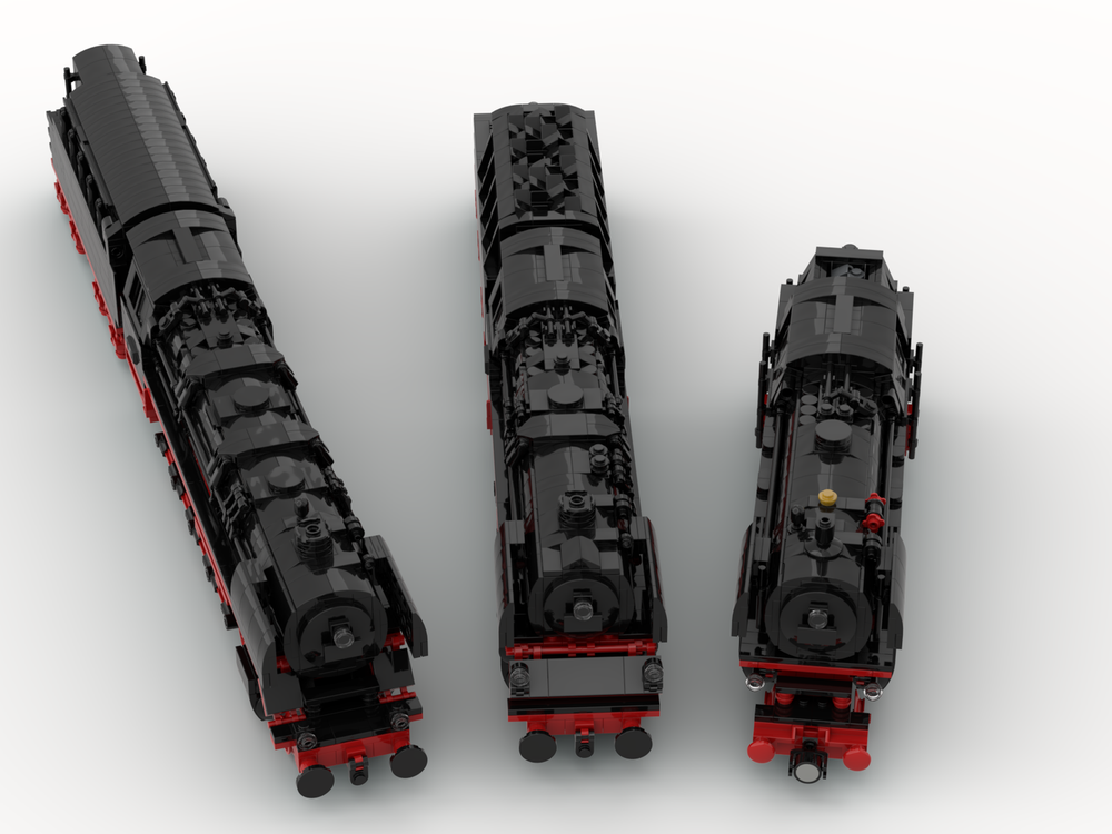 LEGO MOC German Steam Locomotives Moc-Pack (BR23, BR44, BR66) (8w) by ...