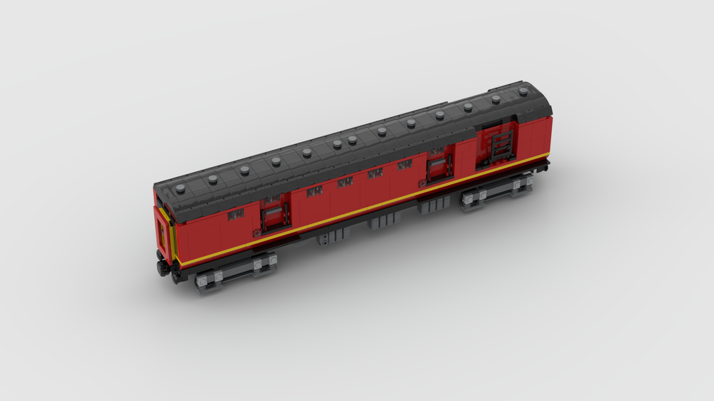 LEGO MOC Post Office Mobile Sorting Carriage by kidda | Rebrickable ...