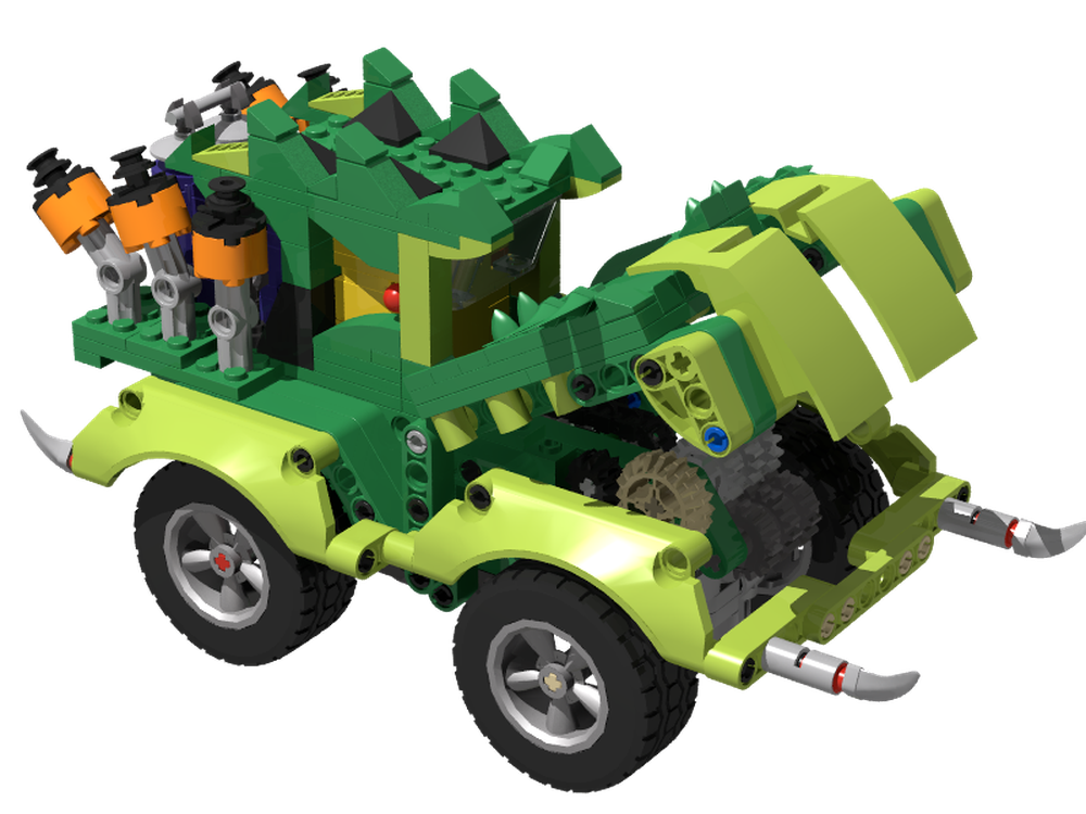 LEGO MOC Gator from Car eats Car game by NickyTech | Rebrickable ...
