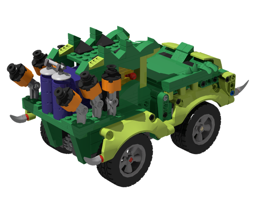 LEGO MOC Gator from Car eats Car game by NickyTech | Rebrickable ...
