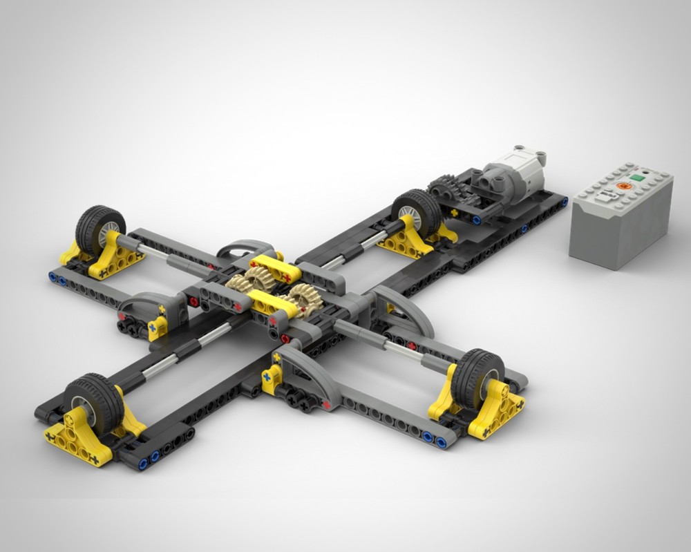 LEGO MOC Motorized rotary base for display model by Lego technic world ...