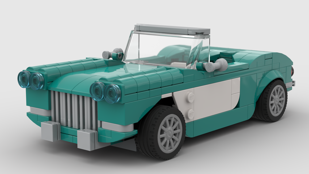 LEGO MOC Corvette C1 1961 (16 colors) by chichikb | Rebrickable - Build ...