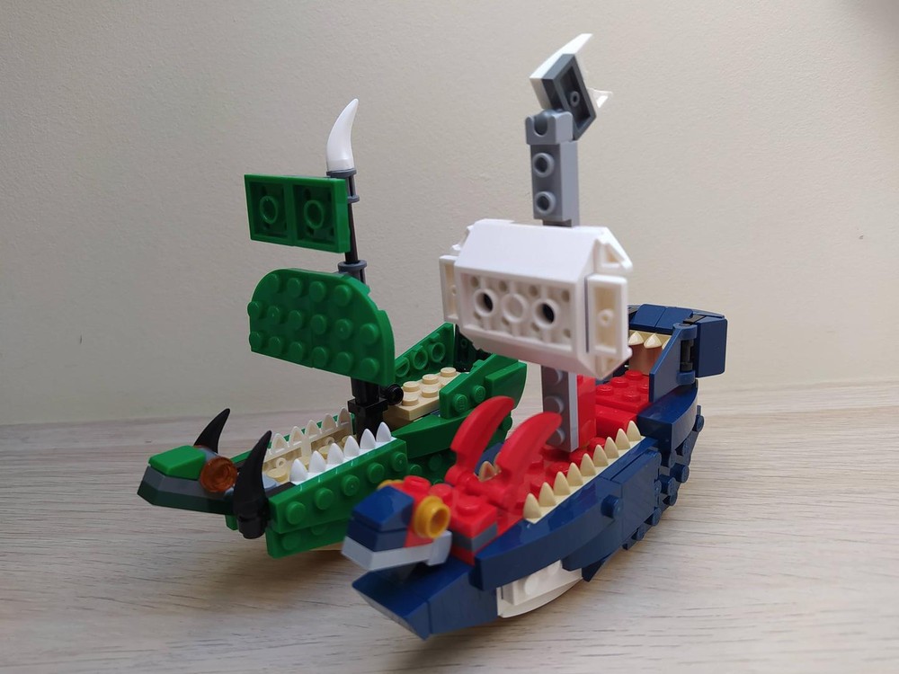 LEGO MOC Dragon Ship - 31088 Edition by nkende | Rebrickable - Build ...