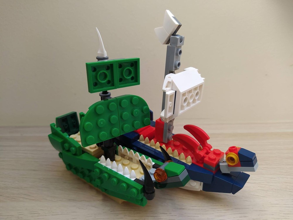 LEGO MOC Dragon Ship - 31088 Edition by nkende | Rebrickable - Build ...