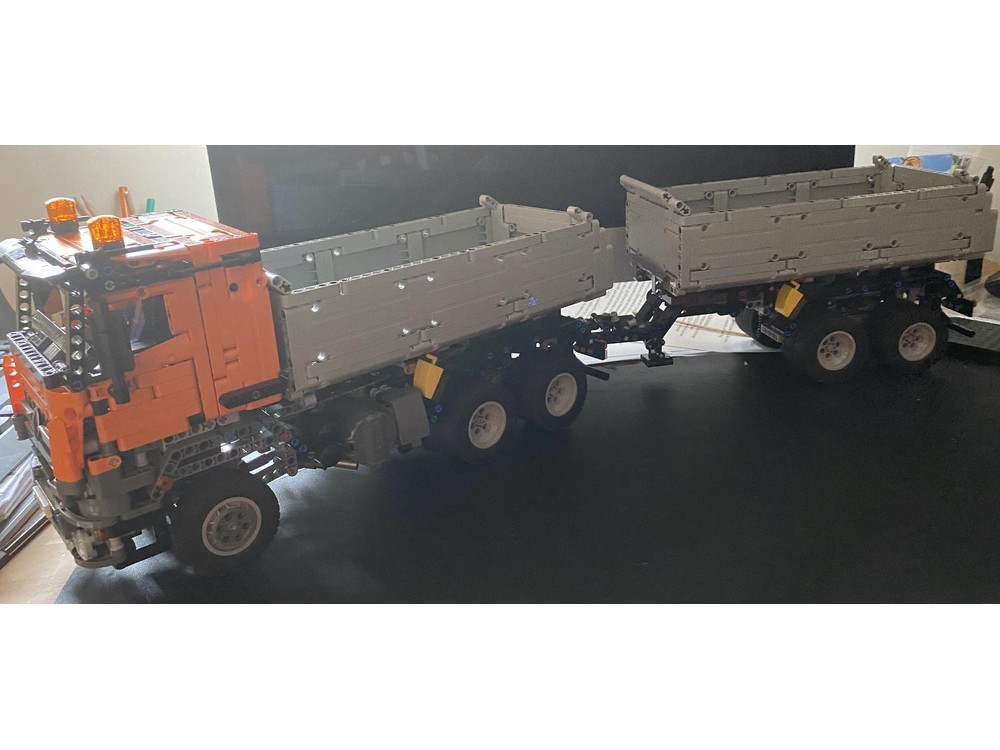LEGO MOC Tipper Truck Trailer by _LordCraft_ | Rebrickable - Build with ...